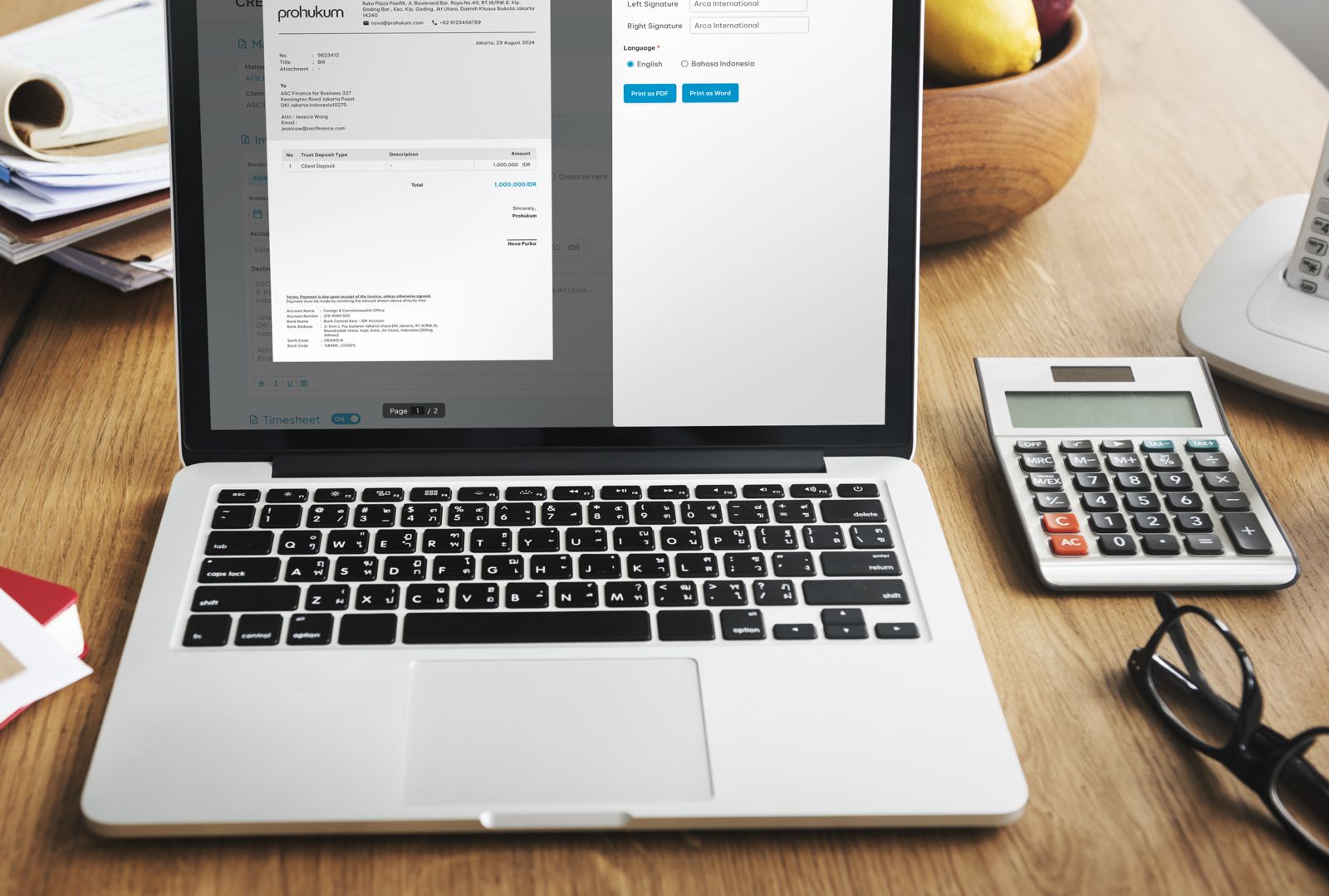 Billing & Collection #Final : Integrate Billing with Collection - ProHukum
